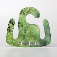 China CMYK Printing Matt Finish Die Cut Harness Hangers 200mm*220mm for sale