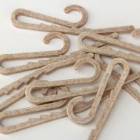 China Degradable Silkscreen Logo Plastic Sock Hangers 7.5g for sale