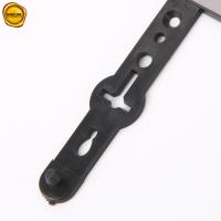 China 52mmx158mm Anti Slip Plastic Belt Hanger With Sticker for sale