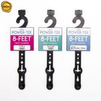 China OEM Non Slip 2mm Thick Plastic Belt Hooks For Display for sale