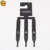 China Multifunction Black Plastic Leather Belt Hangers With Three Tails for sale