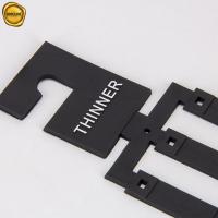 China Multifunction Black Plastic Leather Belt Hangers With Three Tails for sale