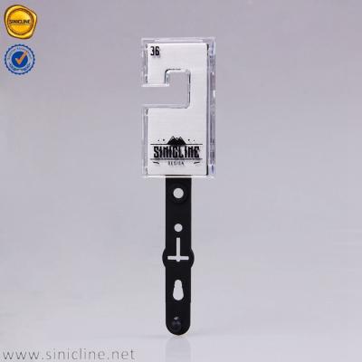 China Luxury Transparent Cover Plastic Belt Hangers With Flexible Tail for sale