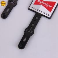 China 155mm Black Custom Plastic Hanger Closet Tie And Belt Organizer for sale