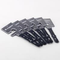China OEM ODM Frosted Cover Plastic Belt Hangers For Closet for sale