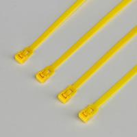 China Colored PA66 5mmx200mm Cable Ties ISO Heat Resistant Zip Ties for sale
