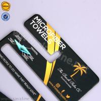 China Custom Printing Paper Board Beach Towel Hangers 2mm Thick for sale