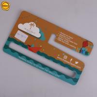 China Die Cut Blanket 250gsm Cardboard Display Hangers For Beach Towels for sale