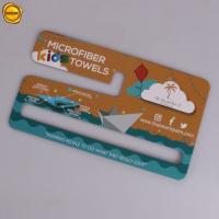 China Die Cut Blanket 250gsm Cardboard Display Hangers For Beach Towels for sale