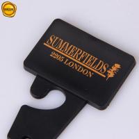 China 2.5mm Thick Portable GRS Black Plastic Belt Hanger 80mm for sale