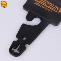 China 2.5mm Thick Portable GRS Black Plastic Belt Hanger 80mm for sale
