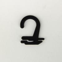 China 2mm 2.5mm Thick PE Black Plastic Hooks Silkscreen Printing for sale