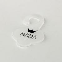 China OEM ODM 1.8g White Plastic Hooks Silver Foiling Logo for sale