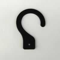China Simple White Black Solid Color Small Plastic Hooks Without Logo for sale