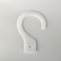 China Simple White Black Solid Color Small Plastic Hooks Without Logo for sale