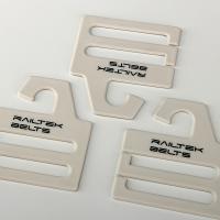 China Eco Friendly Wheat Custom Plastic Hangers For Neckties for sale