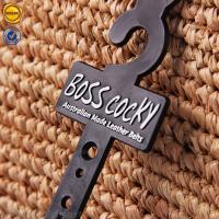 China Excellent Foil Logo Printed Plastic Belt Hangers For Genuine Belt for sale