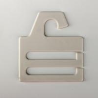 China ODM Eco Friendly Custom Logo Plastic Tie Hangers For Wardrobe for sale