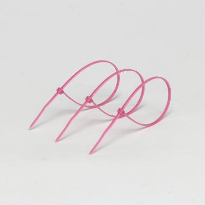 China ISO Multi Purpose Pink Nylon Cable Ties 200MM X 2.5 MM for sale