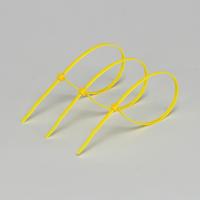 China Multi Purpose Yellow Nylon Cable Ties 3.6mmX250mm Self Locking Nylon 66 Cable Ties for sale