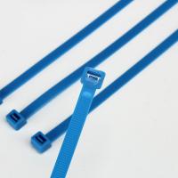 China Reusable Big Blue Self Locking Nylon Cable Zip Ties 7.6MMx250MM for sale