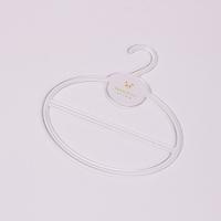 China Foil Printing Logo Silk Shawl Scarf Ring Hanger 2mm Thick for sale
