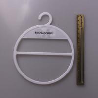 China White Oval Plastic Scarf Hangers for sale