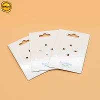 China Logo Hot Stamping Paper Header Cards For Hanging Brooch for sale