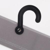 China Silver Logo Printed 700gsm Fabric Paper Header Cards With Hanger for sale