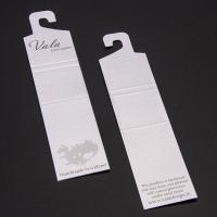 China 500gsm White Pearl Paper Header Cards for sale