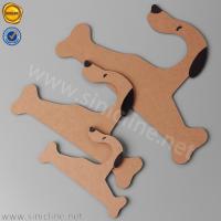 China Rigid Board Custom Made Cardboard Hangers For Pet Clothes for sale