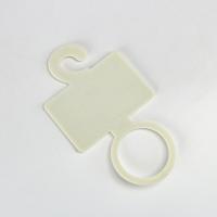 China White Rectangle Plastic Scarf Holder Hanger Customized Logo Closet Scarf Organizer for sale