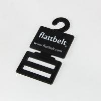 China 17*13cm Half Round Plastic Scarf Hangers With Double Hang Bar for sale