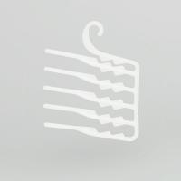 China Logo Printed Plastic Suspender Hanger For Socks And Underwear for sale