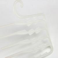 China Logo Printed Plastic Suspender Hanger For Socks And Underwear for sale