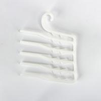 China Logo Printed Plastic Suspender Hanger For Socks And Underwear for sale