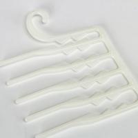 China Logo Printed Plastic Suspender Hanger For Socks And Underwear for sale