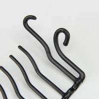 China ODM 2.5g Black 5 hands Small Laundry Sock Hanger For Clothes Line for sale