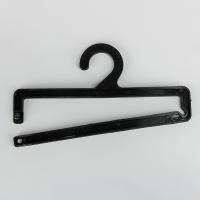 China Store Hook Hole Heavy Duty Plastic Necktie Hangers For Ties And Belts for sale