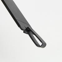 China Custom PE 5*6.7CM Necktie Hanger Hooks Retail Tie Holder For Closet for sale