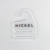 China Frosted Translucent Plastic Scarf Hanger With Double Hook for sale