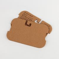 China Eco Friendly Quality Checking 3mm Kraft Cardboard Bandana Hanger For Pets for sale