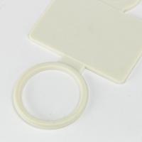 China White Rectangle Plastic Scarf Holder Hanger Customized Logo Closet Scarf Organizer for sale