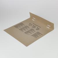 China Pink Logo Printed Promotional 24cm Lantern Paper Header Cards For Packaging for sale