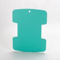 China 2mm Thickness Custom Cardboard Hangers Hair Bands Display Thick Paper Hangers for sale