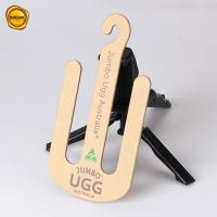 China 2mm Thickness Kraft Paper Cardboard Product Hangers High End For Brands Shoes Packaging for sale