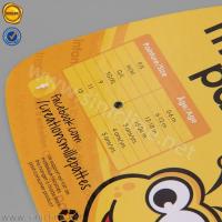 China Eco Friendly Cardboard Hangers Customized Cute Yellow Kids Shoe Hanger for sale