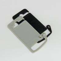 China 60X105mm Black Grey Pets Dog Collar Hanger Custom Plastic Hangers for sale