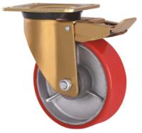 China 4 Inch Swivel Casters With Brake Polypropylene Material 100mm for sale
