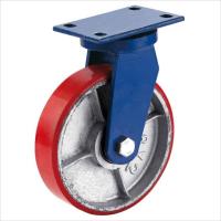 China extra heavy duty caster polyurethane wheel on cast iron 700kgs for sale